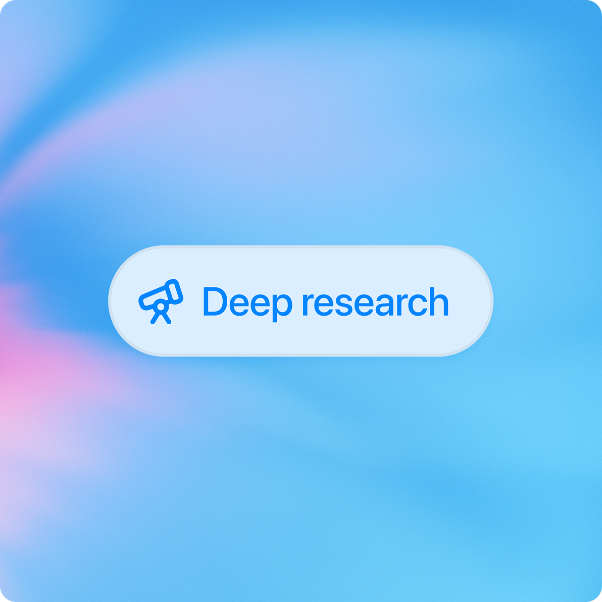 Deep research in ChatGPT