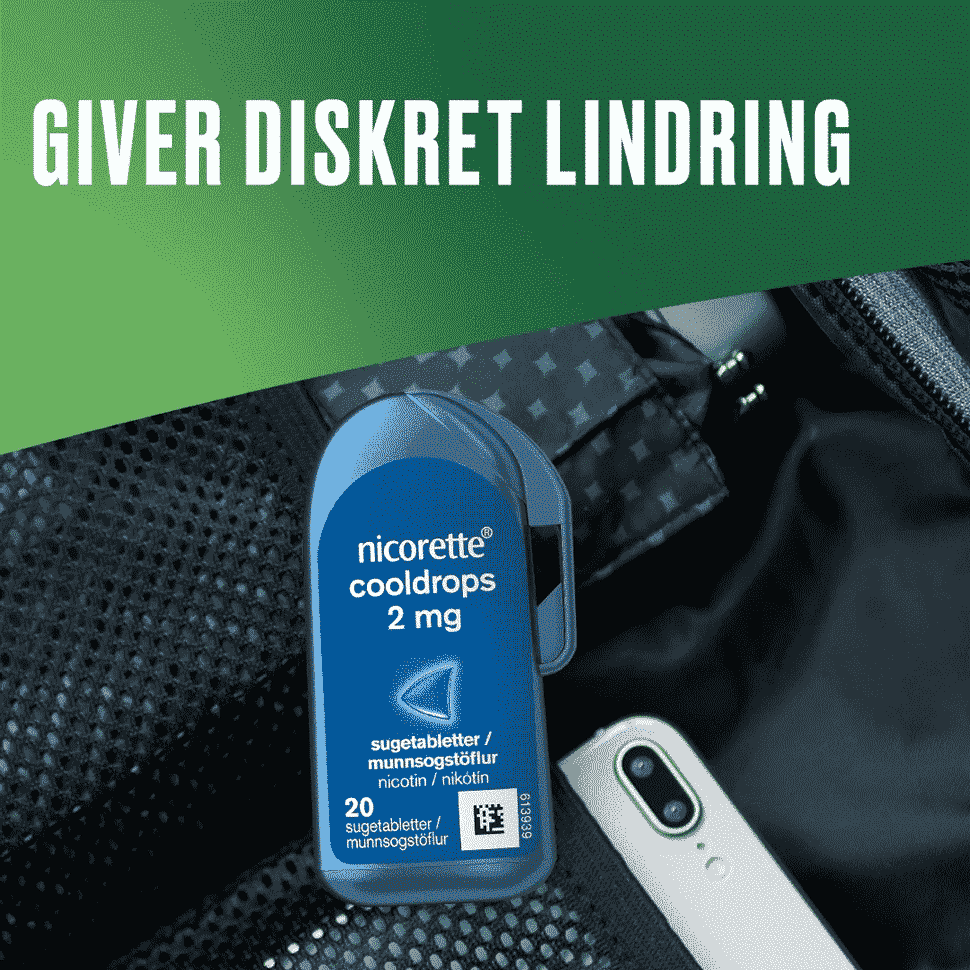 Få kontrol over rygetrangen med Nicorette® sugetabletter