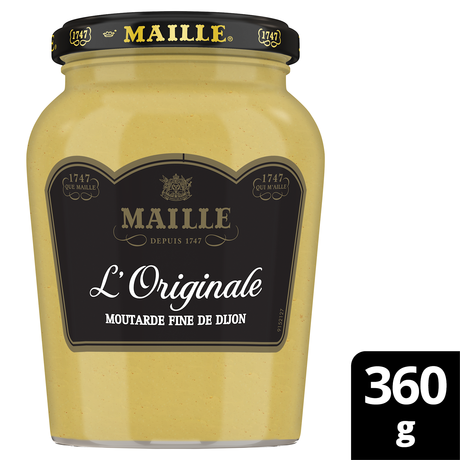 Maille - L'Originale Moutarde Fine De Dijon Bocal 360g