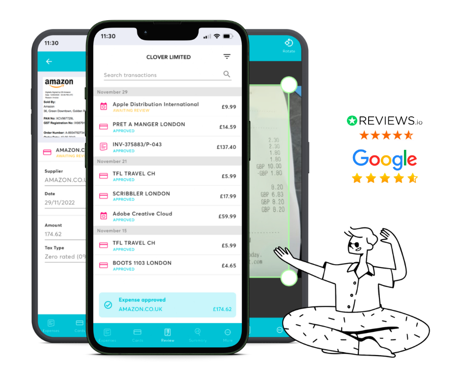 Expend's homepage shows you business expense management software with ...