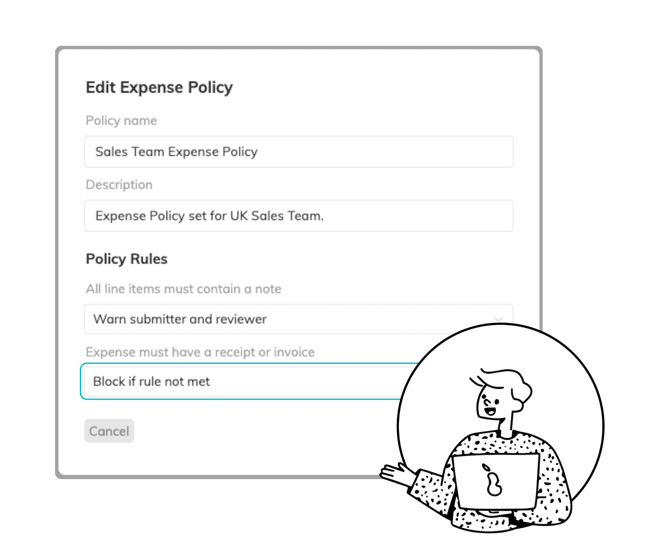 Expend's homepage shows you business expense management software with ...