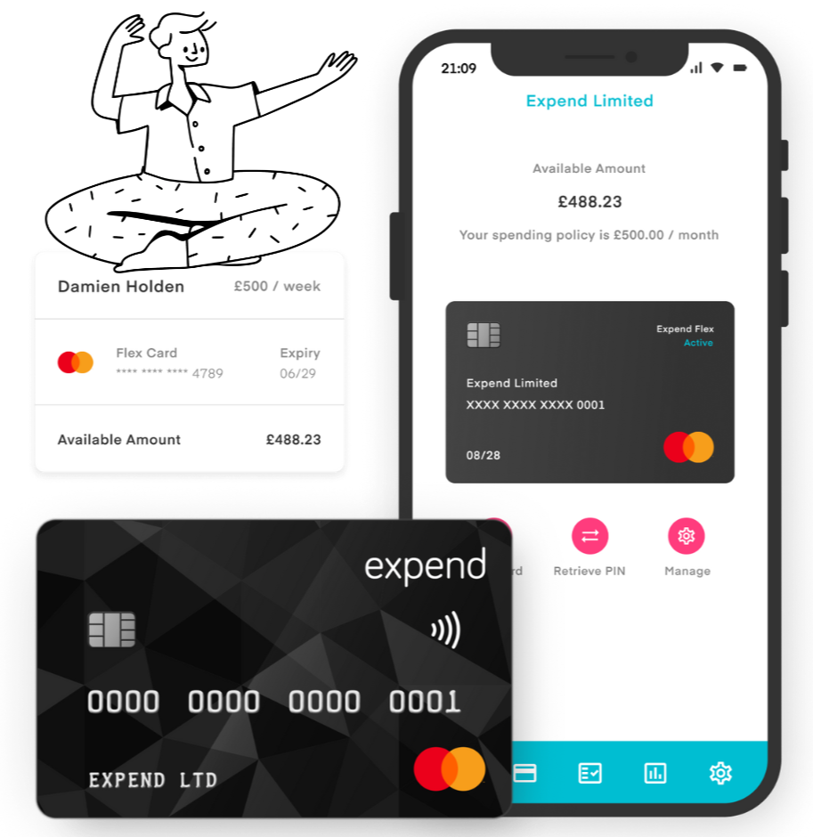Control company spending with business corporate cards for employees