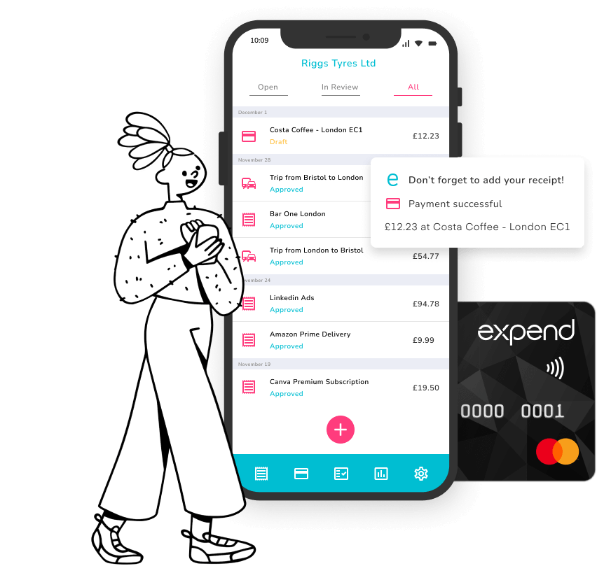 Smart Expense Card for Business | Effortless Expense Management & Control