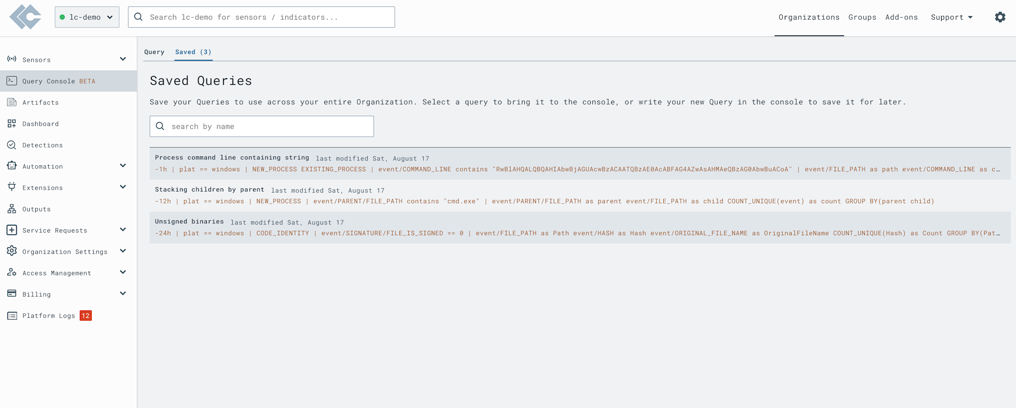 Developer Roll Up: August 2024 | LimaCharlie