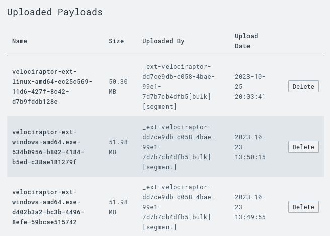Deploy Payloads to the endpoint | LimaCharlie