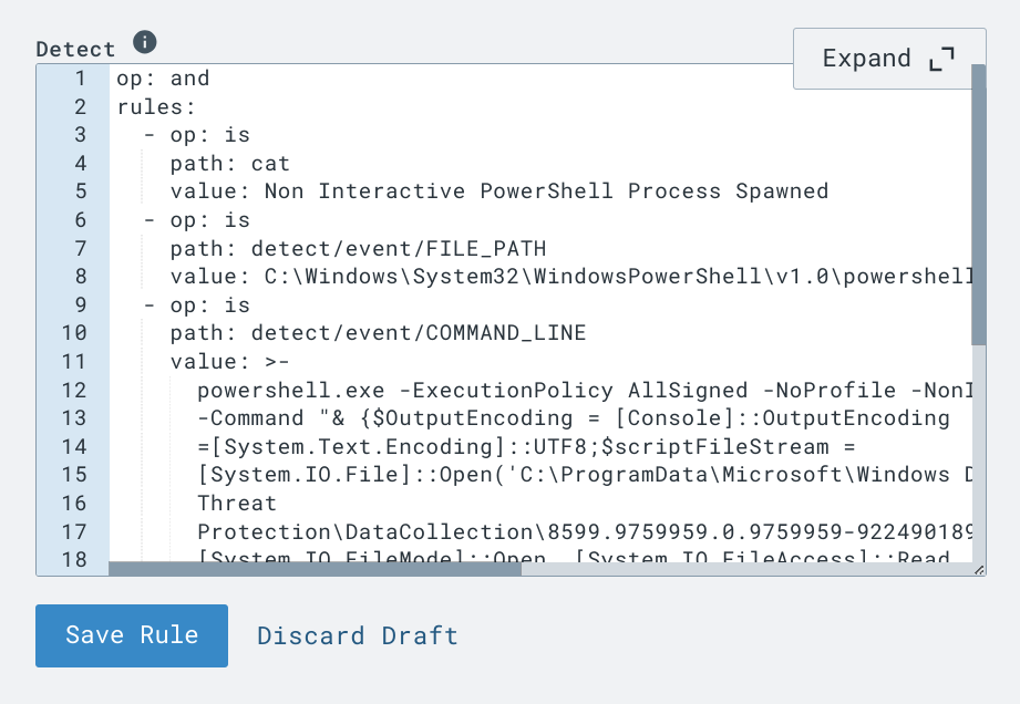 Create custom false positive fules | LimaCharlie