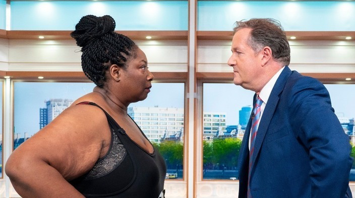 Piers Morgan vs sumo wrestler mum: 'How dangerous are you?' | Good ...