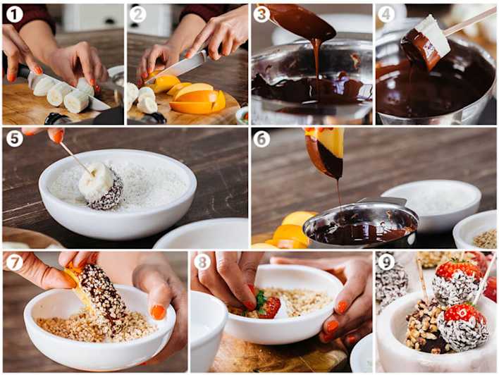Holiday Chocolate and Yogurt-Covered Fruit Trio | 8fit