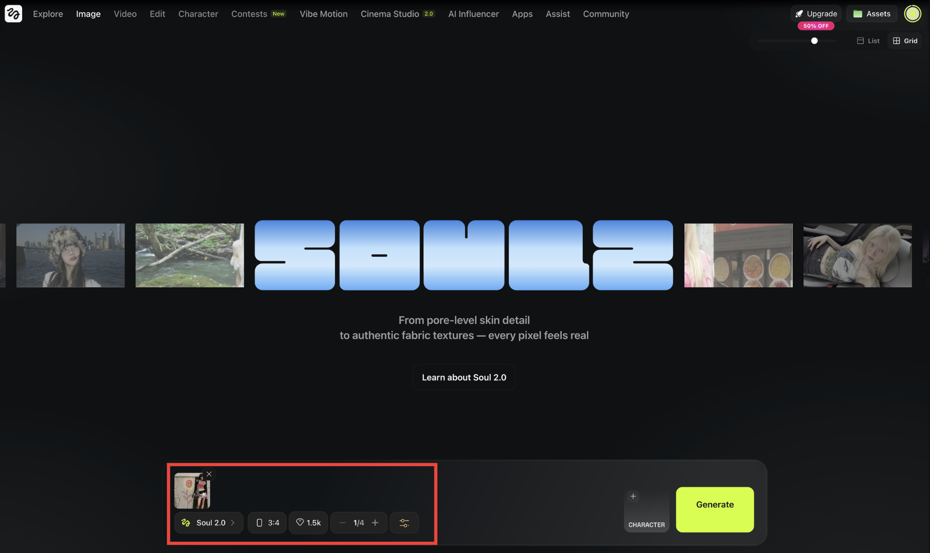 SOUL 2.0: A Photorealistic AI Image Generator Built for Creative Direction