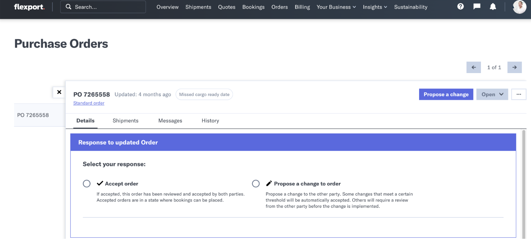 Order Management | Flexport