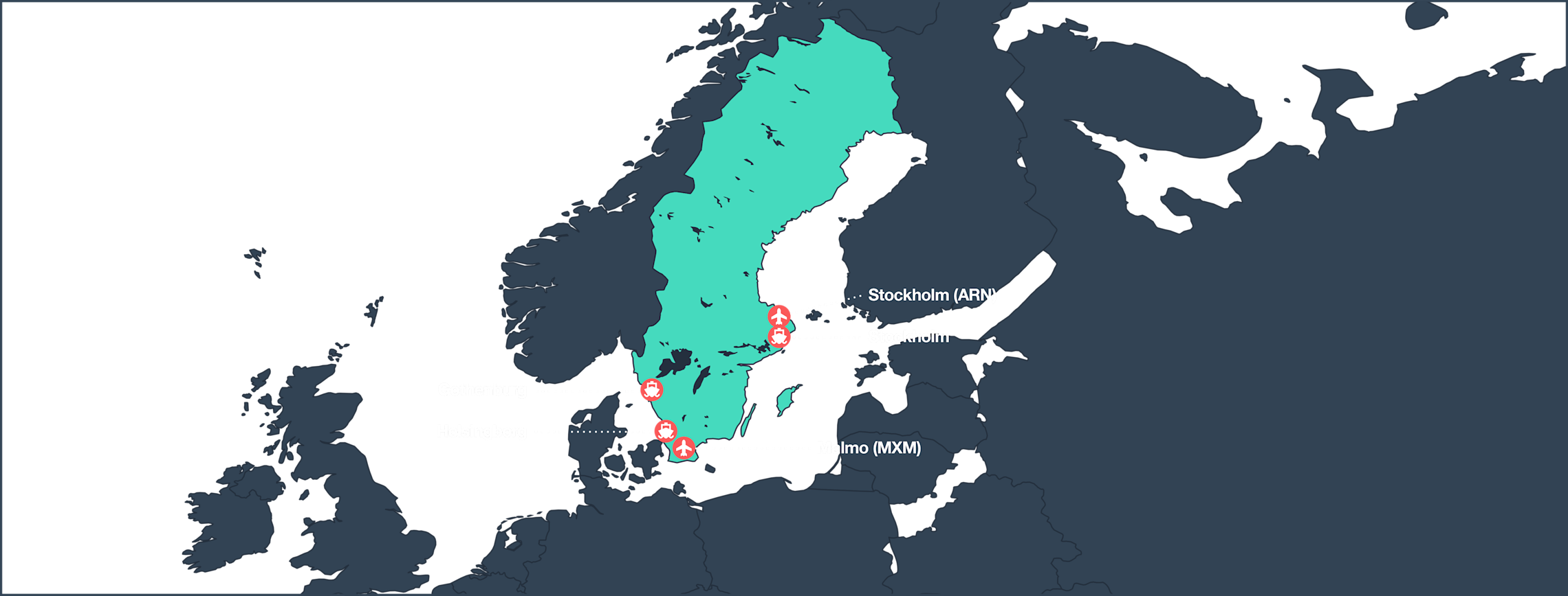 Sweden | Shipping from Sweden to USA | Flexport