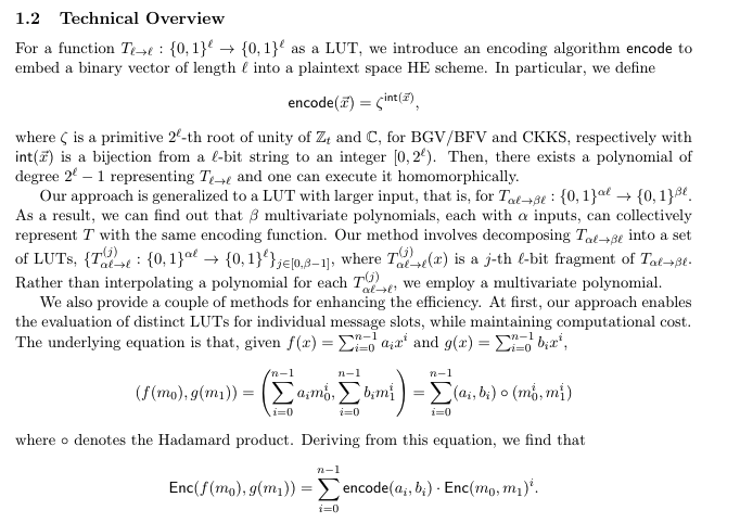 Advancements in Homomorphic Encryption: Large Look-up Table Evaluation ...