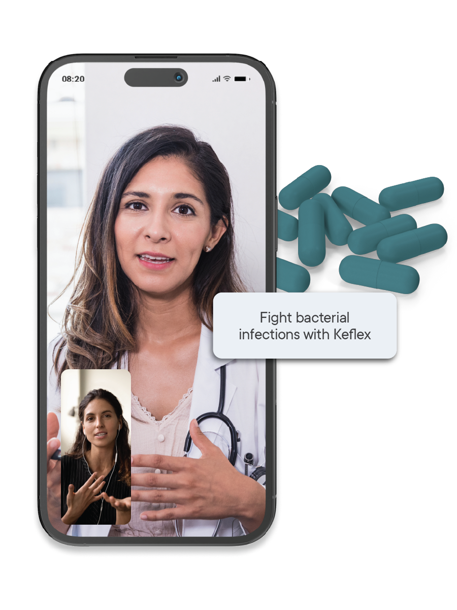 Keflex Antibiotic Prescriptions Available (Same-Day)