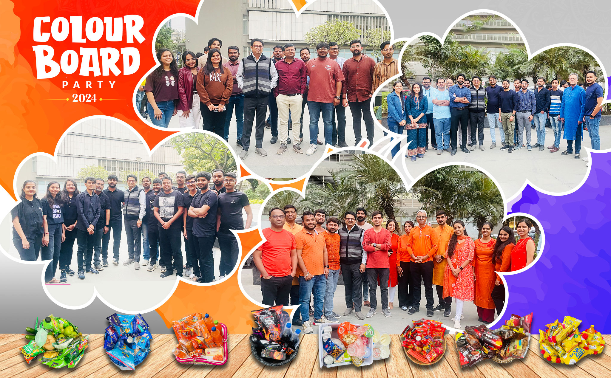 Christmas Celebration- Colour Board Party at Silicon