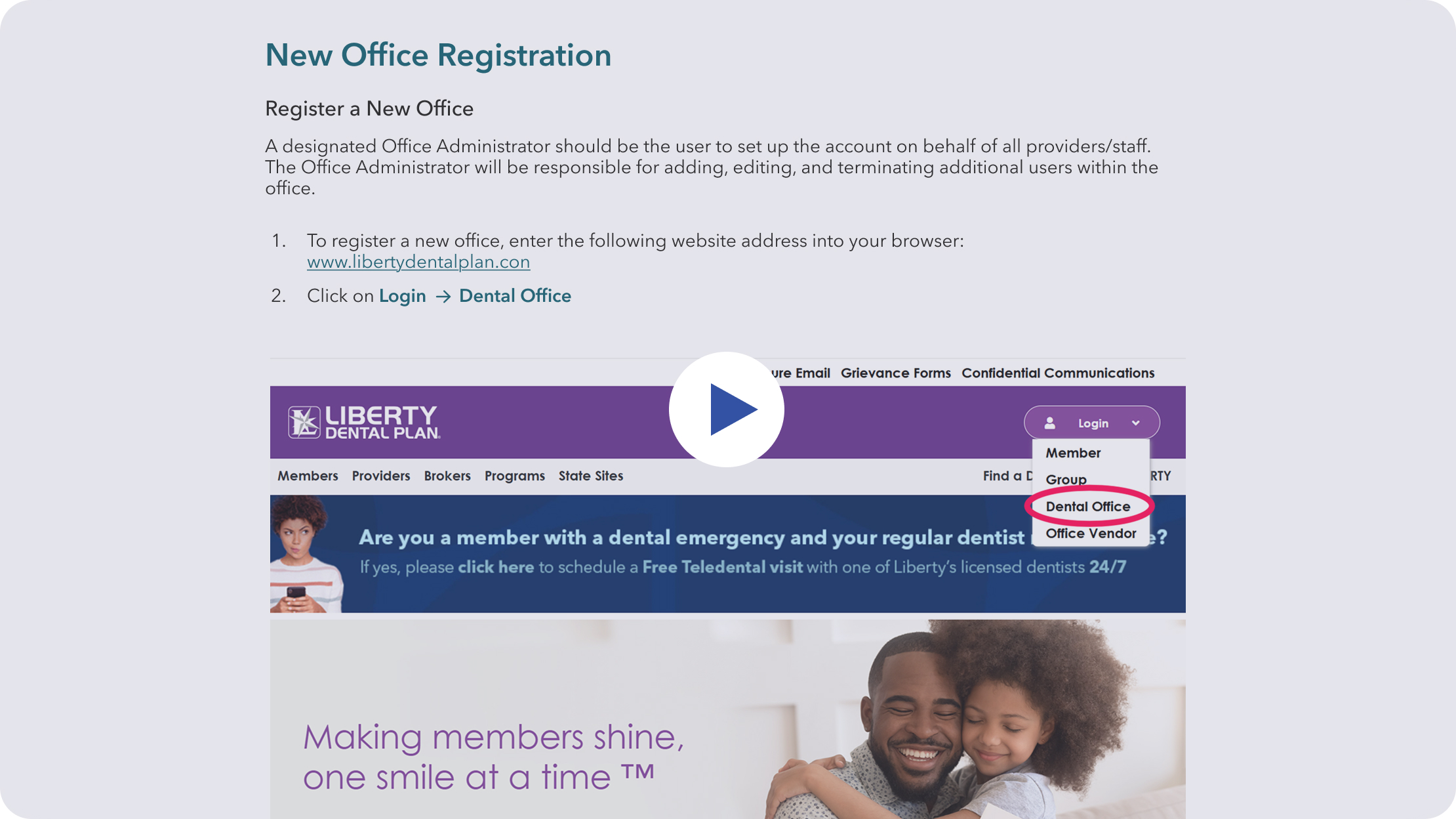 Providers | Liberty Dental Plan