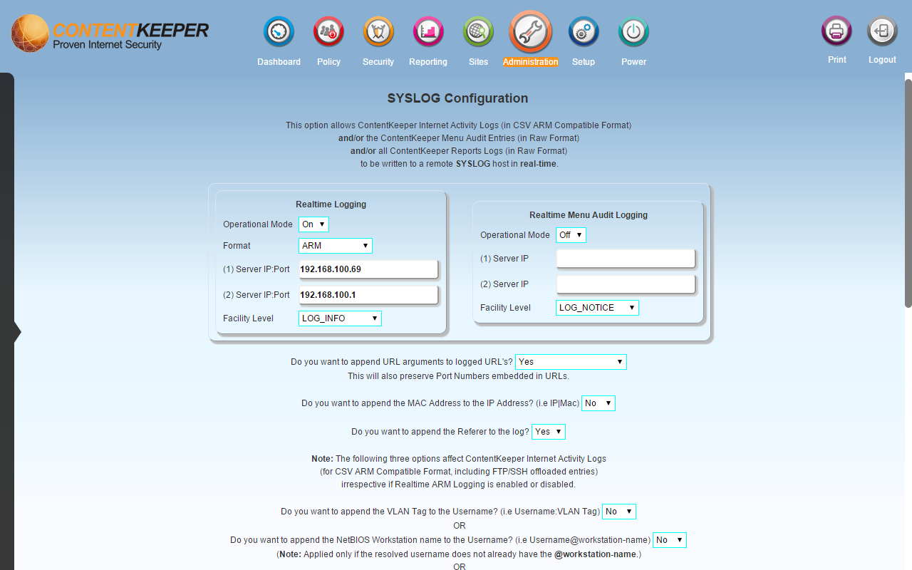 Fastvue Reporter for ContentKeeper Getting Started