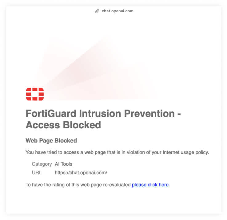 Three Ways To Block Chatgpt Using Fortinet Fortigate