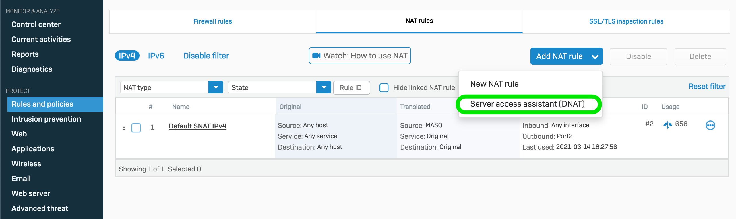 Understanding and Optimizing Sophos XG’s DNAT Rules