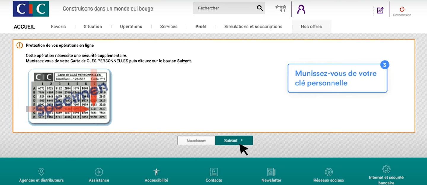 Comment éviter la demande de reconnexion tous les jours au CIC