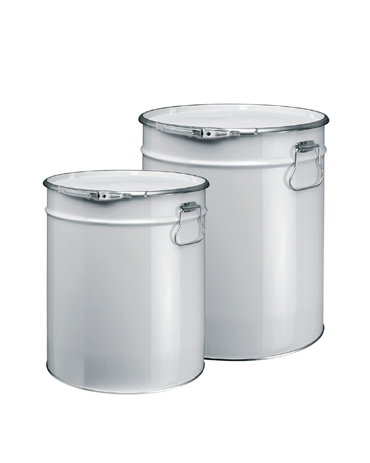 Tinplate Metal Round Conical Open Head Pails - Paramount Global