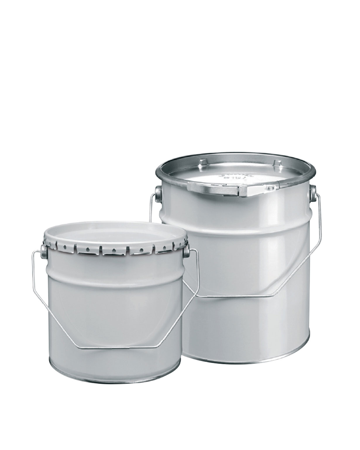 Tinplate Metal Round Conical Open Head Pails - Paramount Global