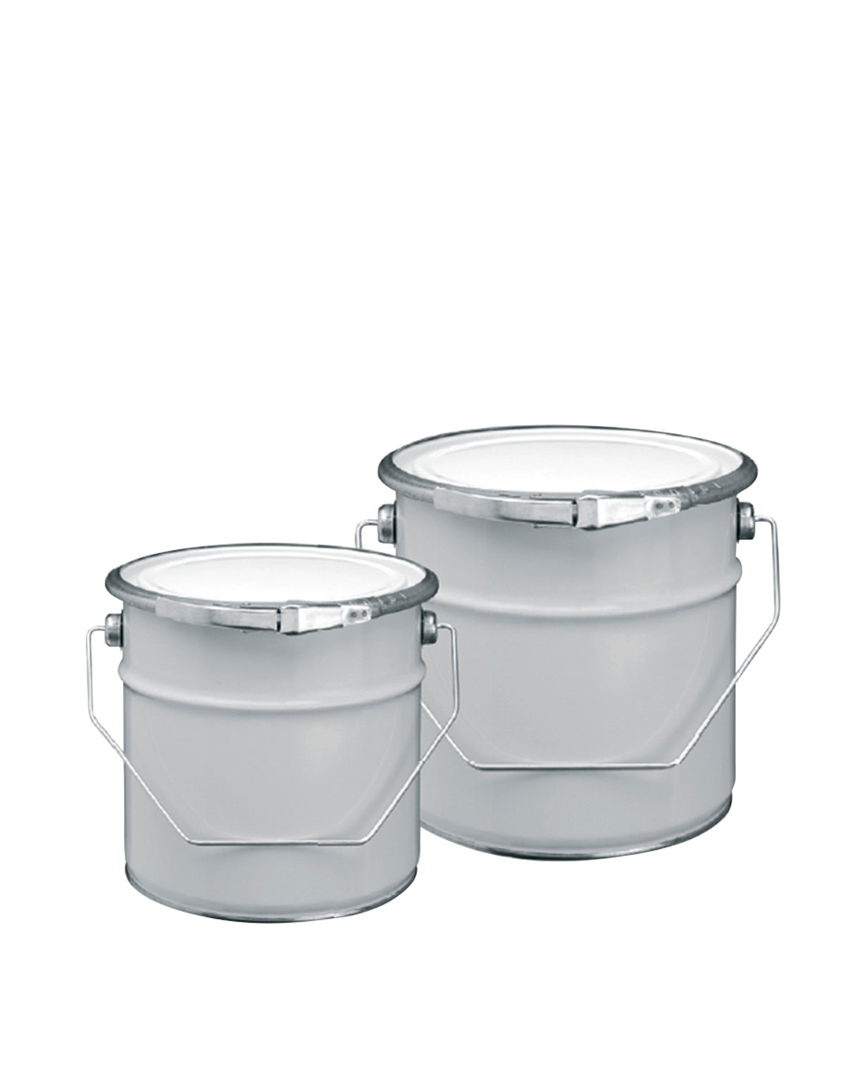 Tinplate Metal Round Conical Open Head Pails - Paramount Global