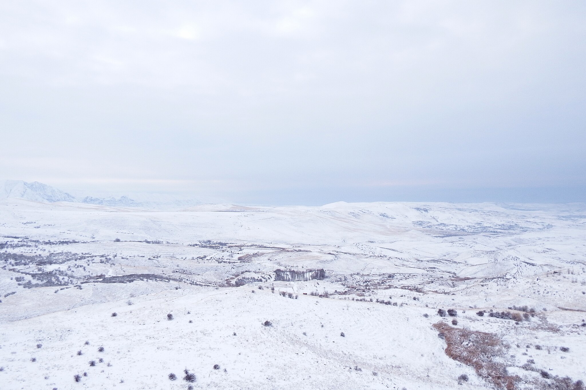 What is missing? | Snow half melted