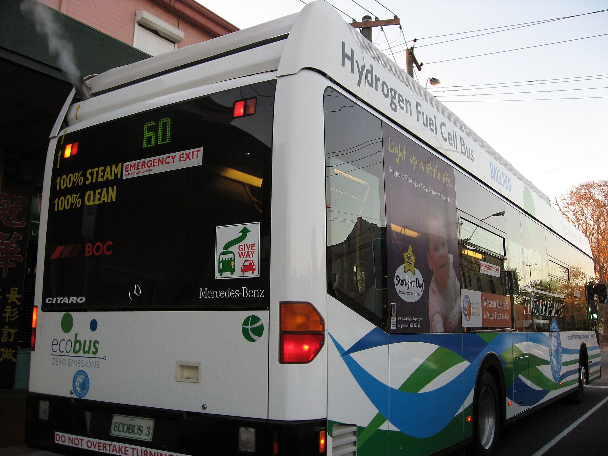 What is missing? | Australia, hydrogen fuel cell buses