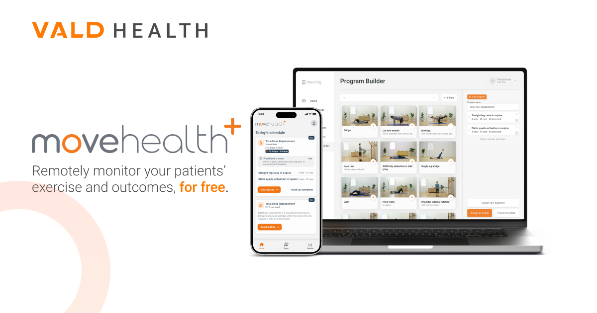MoveHealth | Exercise prescription app for clinicians and patients