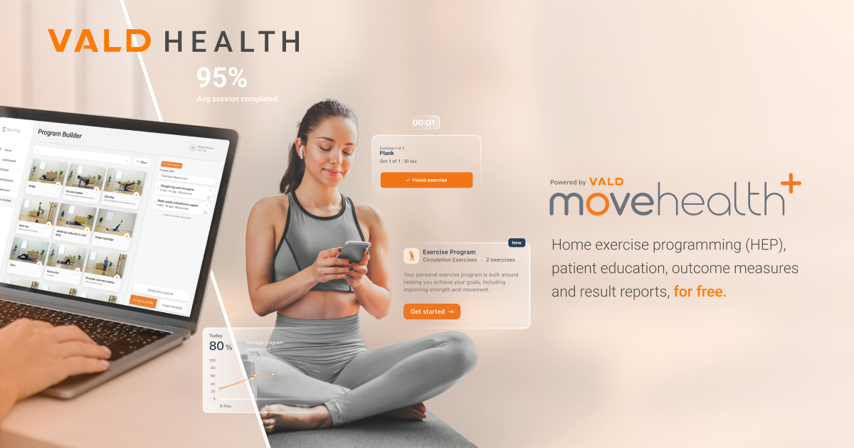 MoveHealth | Exercise prescription app for clinicians and patients