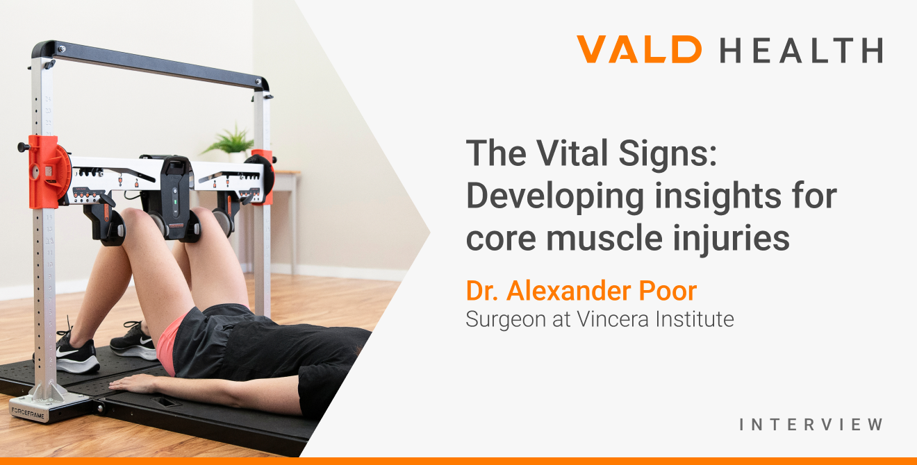 The Vital Signs: Developing insights for core muscle injuries | VALD Health