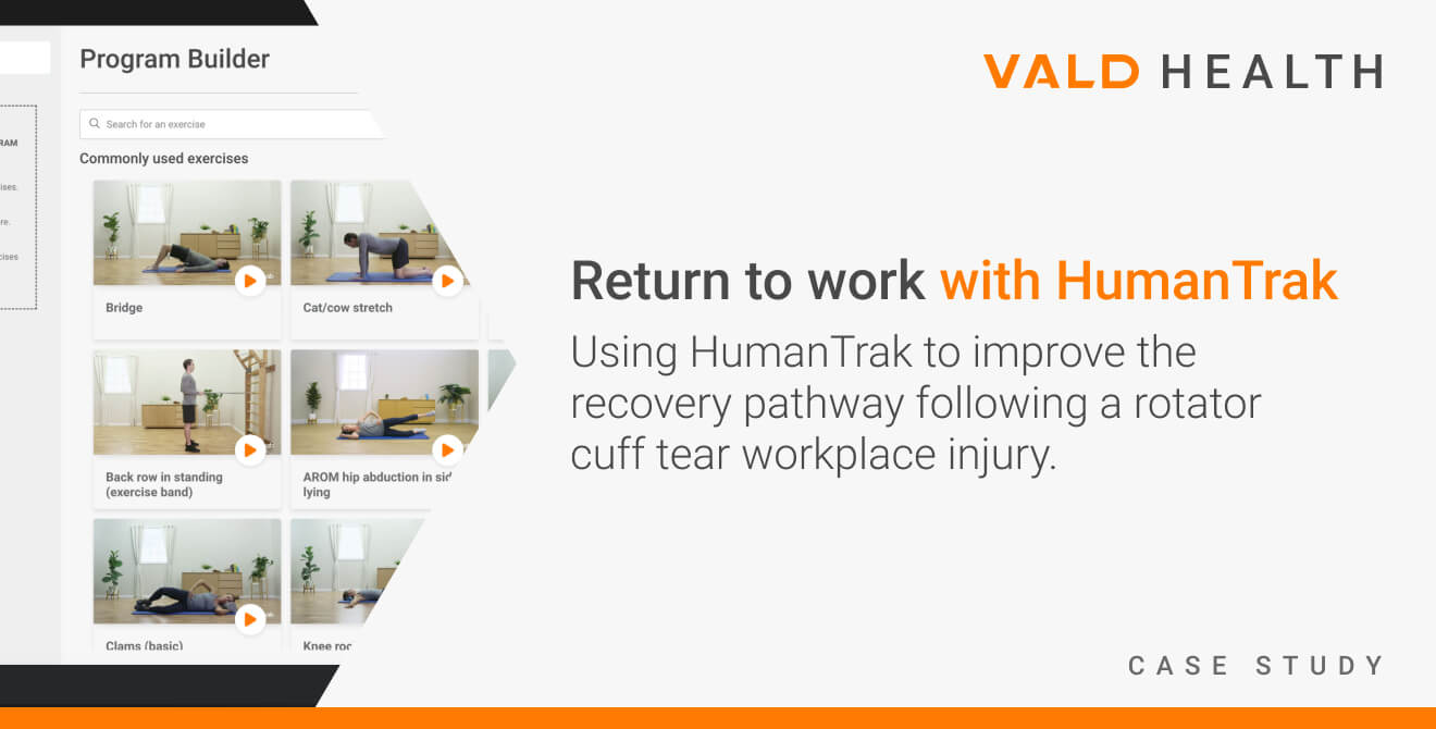 Return to work with HumanTrak (Use Case) | VALD Health