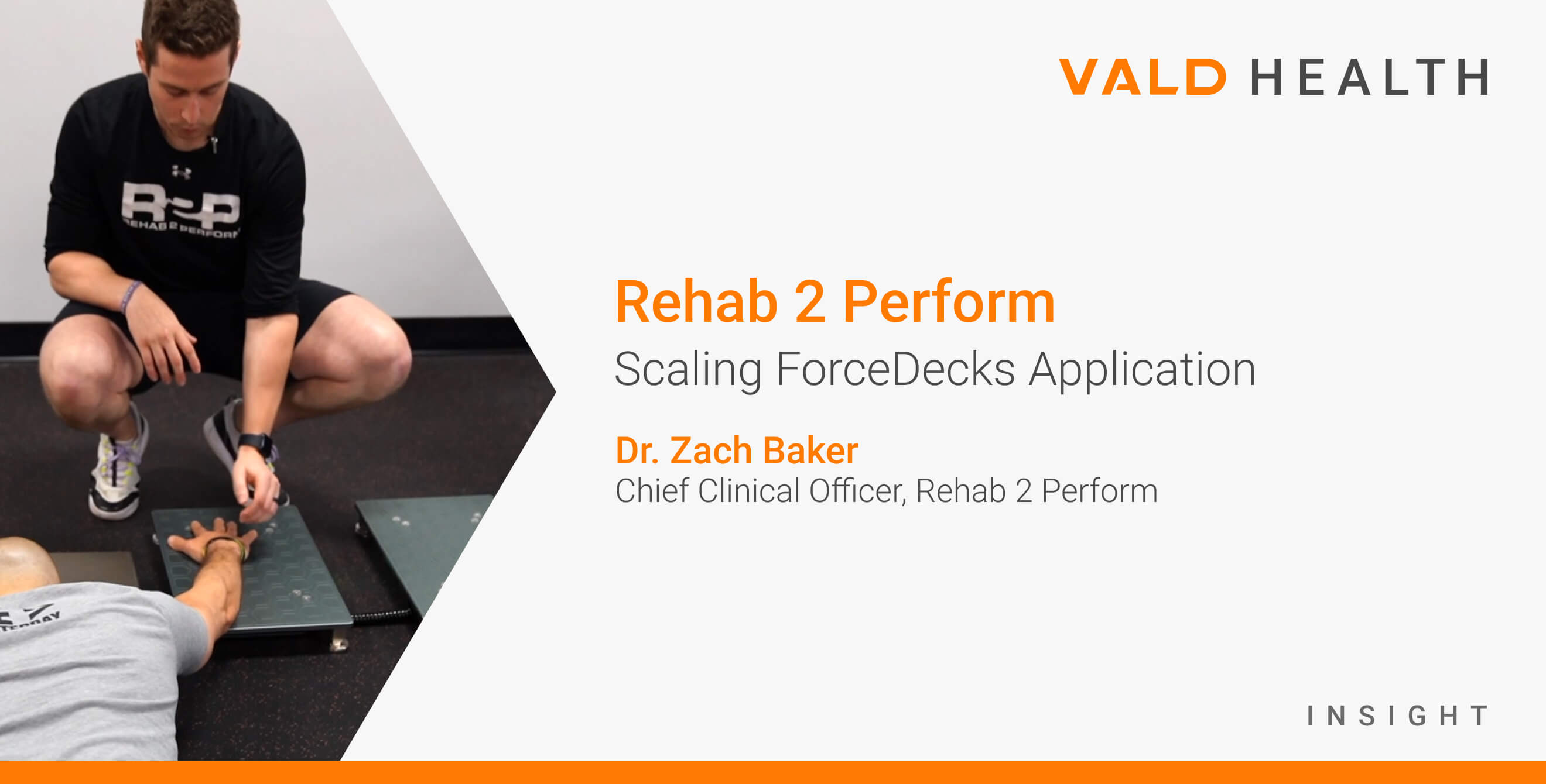 Rehab 2 Perform: Scaling ForceDecks Application | VALD Health