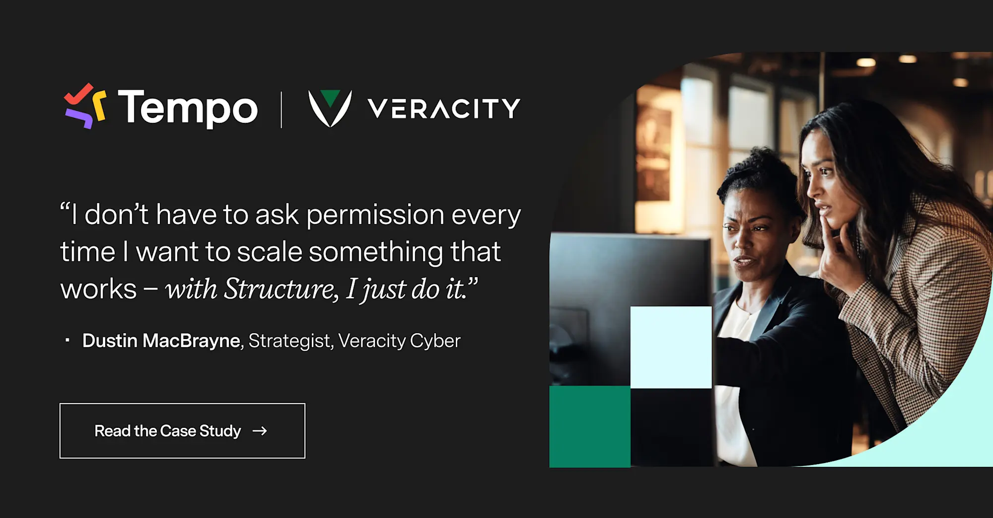 Customer story | Veracity Cyber | Structure PPM | Tempo