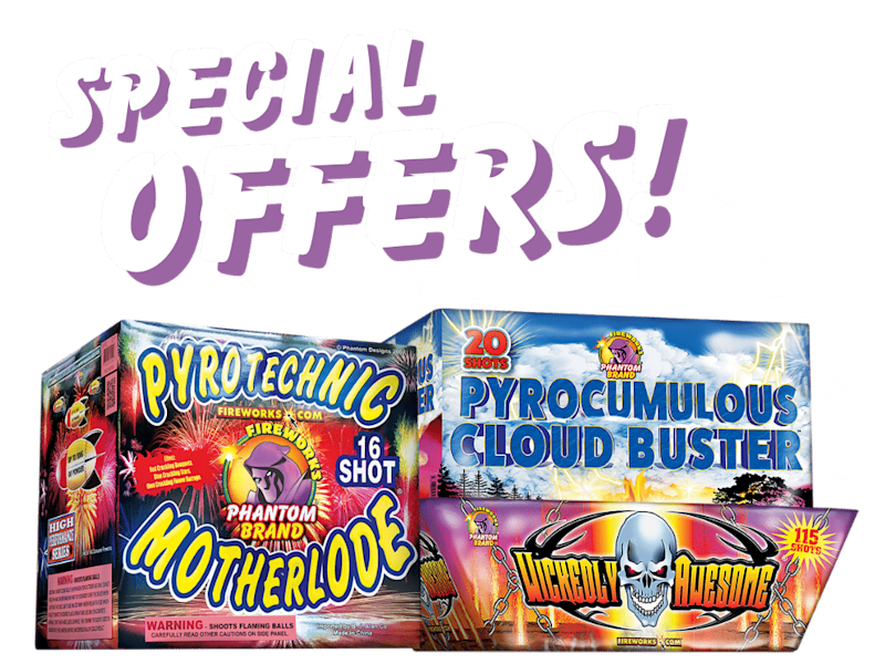 America's #1 Fireworks Retailer | Phantom Fireworks