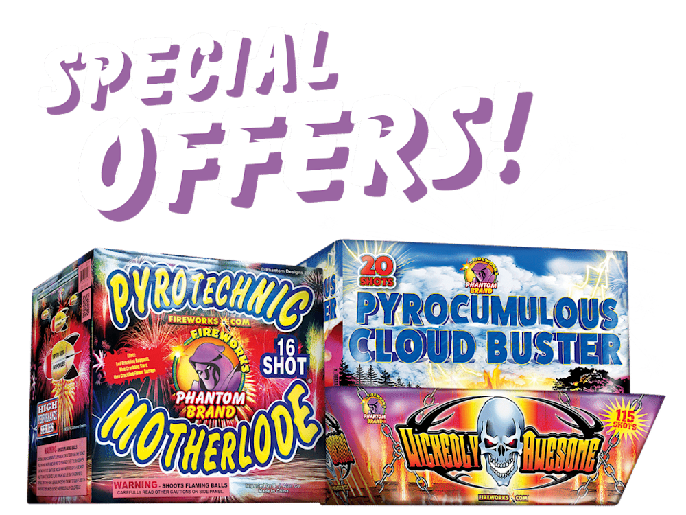 America's #1 Fireworks Retailer | Phantom Fireworks