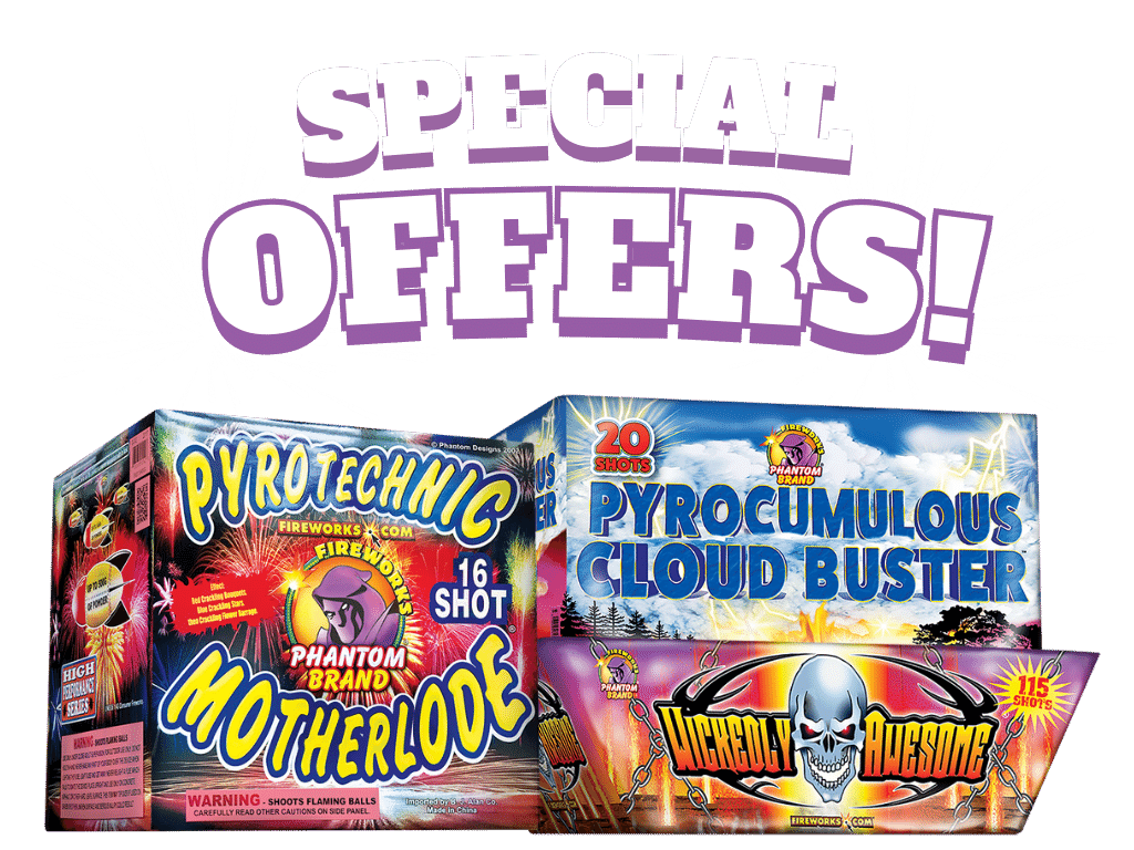 America's #1 Fireworks Retailer | Phantom Fireworks