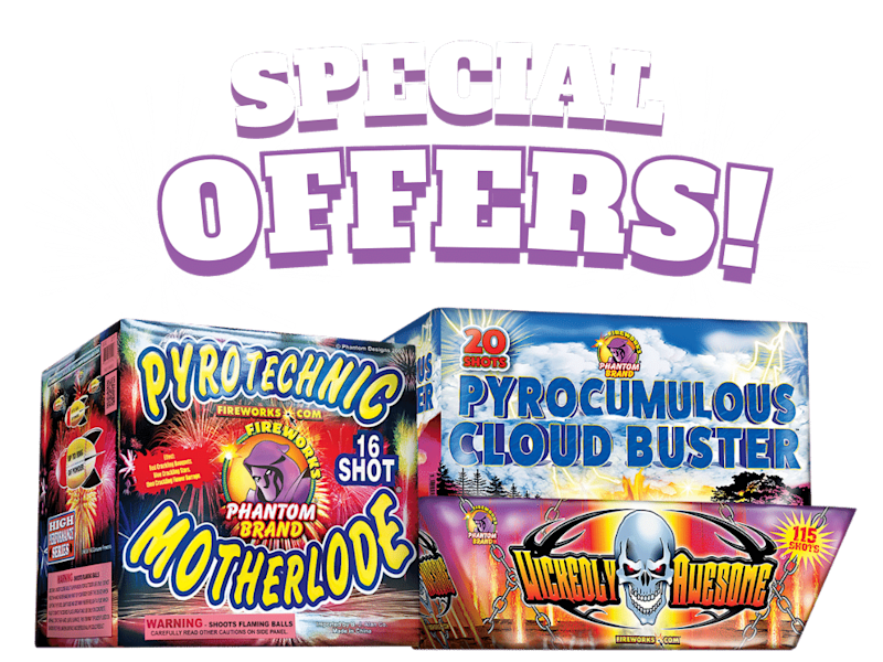 America's #1 Fireworks Retailer | Phantom Fireworks