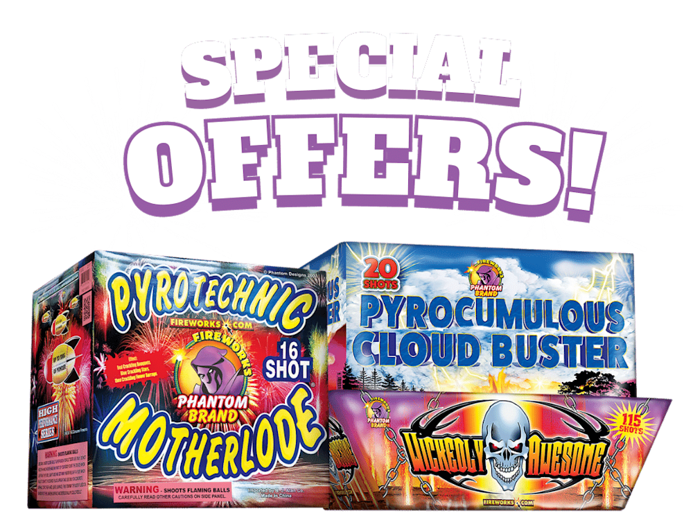 America's #1 Fireworks Retailer | Phantom Fireworks