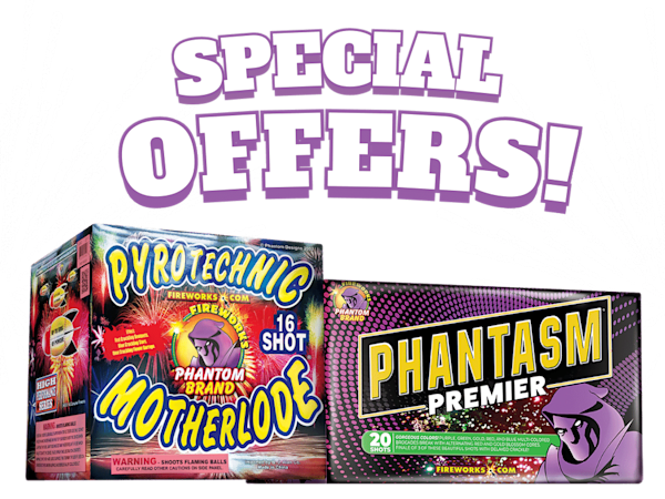 America's #1 Fireworks Retailer | Phantom Fireworks