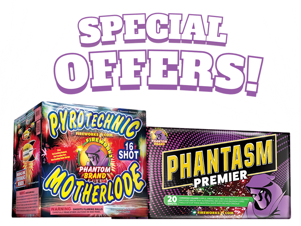 America's #1 Fireworks Retailer | Phantom Fireworks