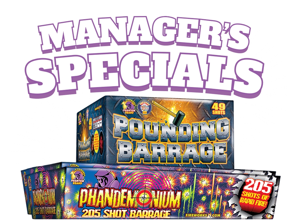 Specials & Offers | Phantom Fireworks