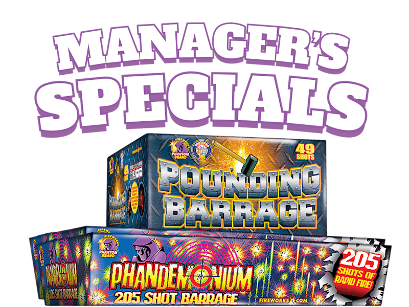 Specials & Offers | Phantom Fireworks