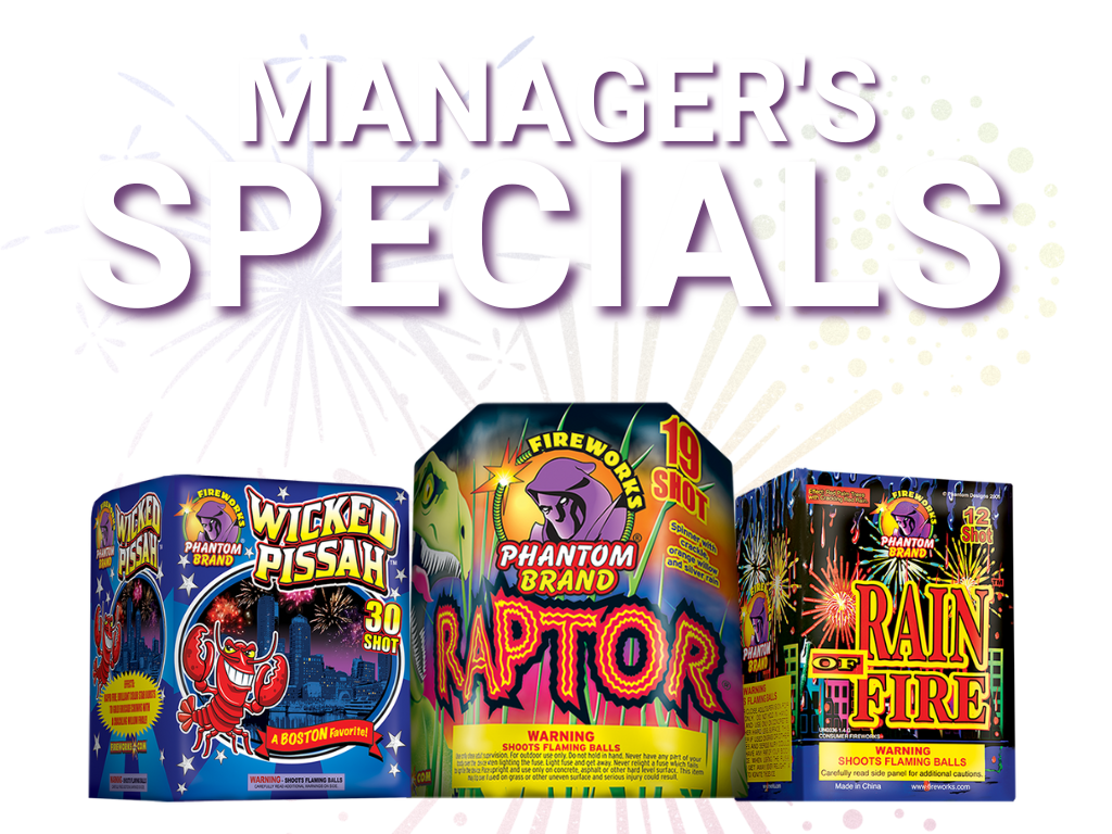 Specials & Offers | Phantom Fireworks