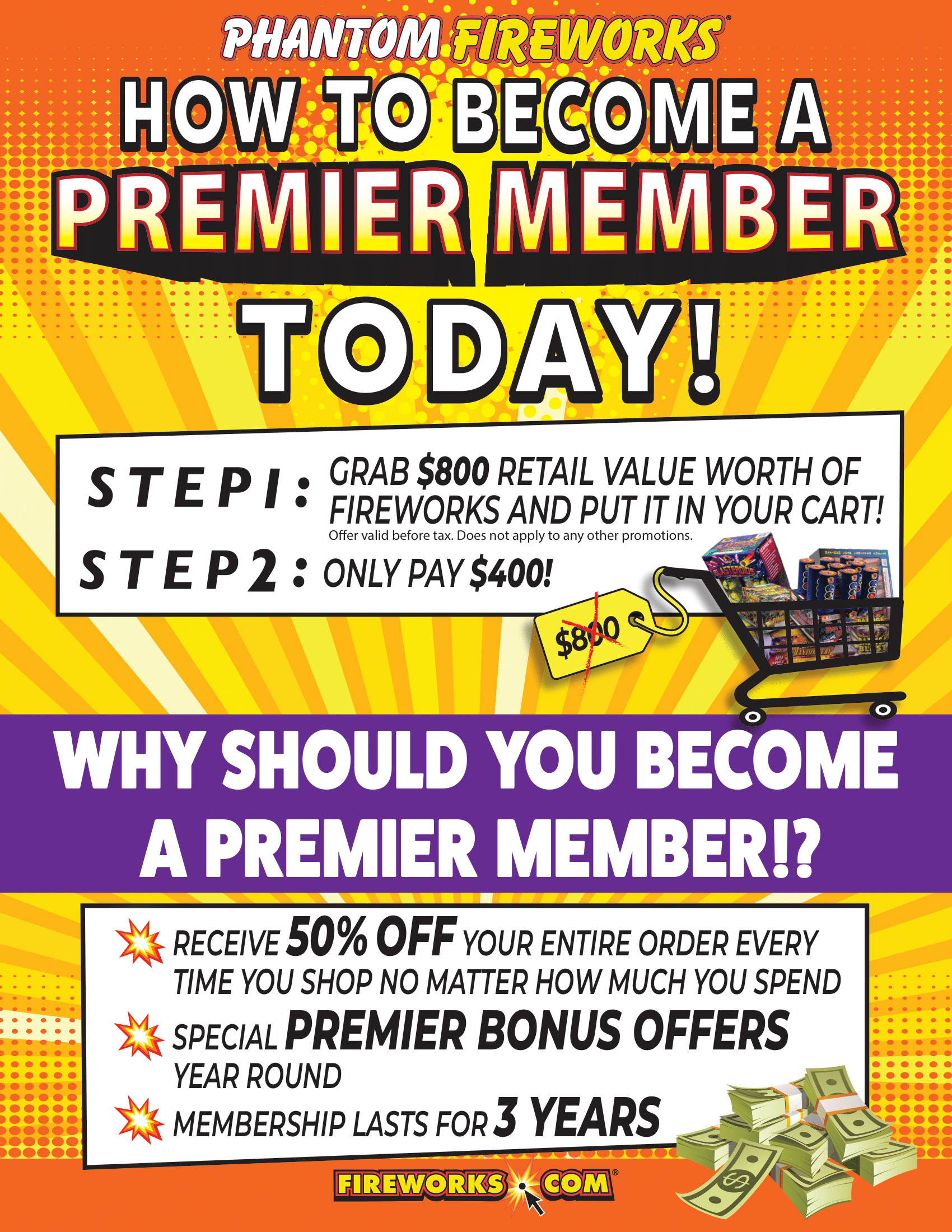 Premier Membership | Phantom Fireworks