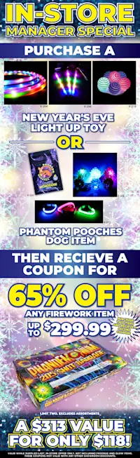 Coupons | Managers Special | Phantom Fireworks
