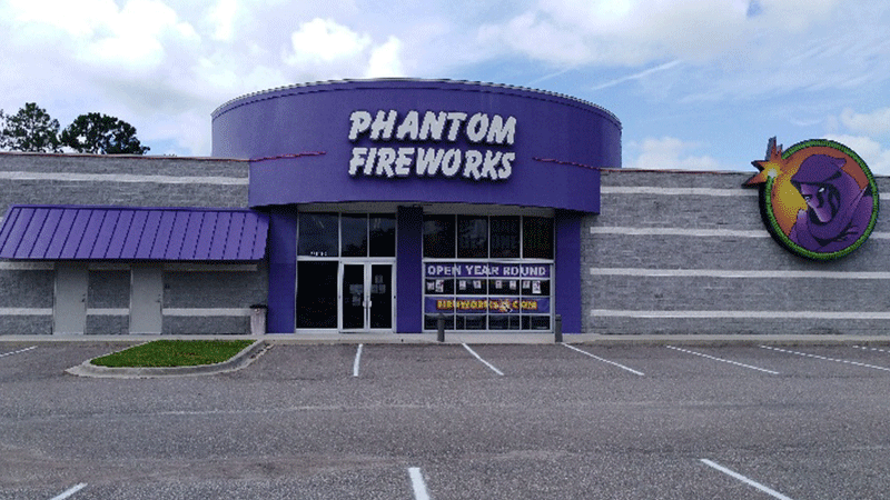 Phantom of Daytona Beach Showroom | Phantom Fireworks