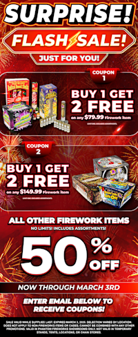 Coupons | Online | Phantom Fireworks