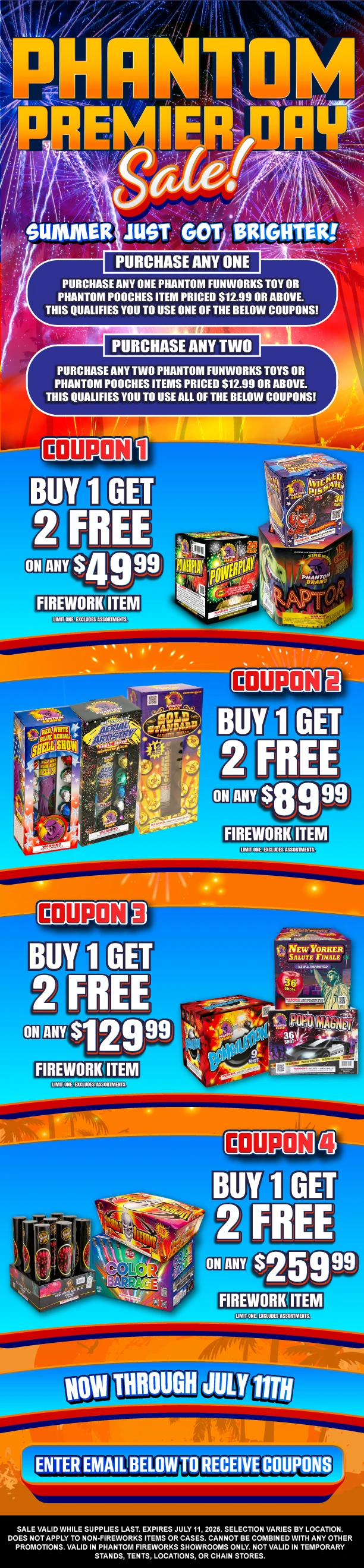 Coupons | Online Offer * | Phantom Fireworks