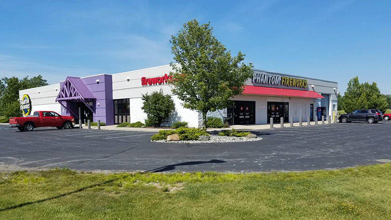 Phantom of Castleton Showroom | Phantom Fireworks